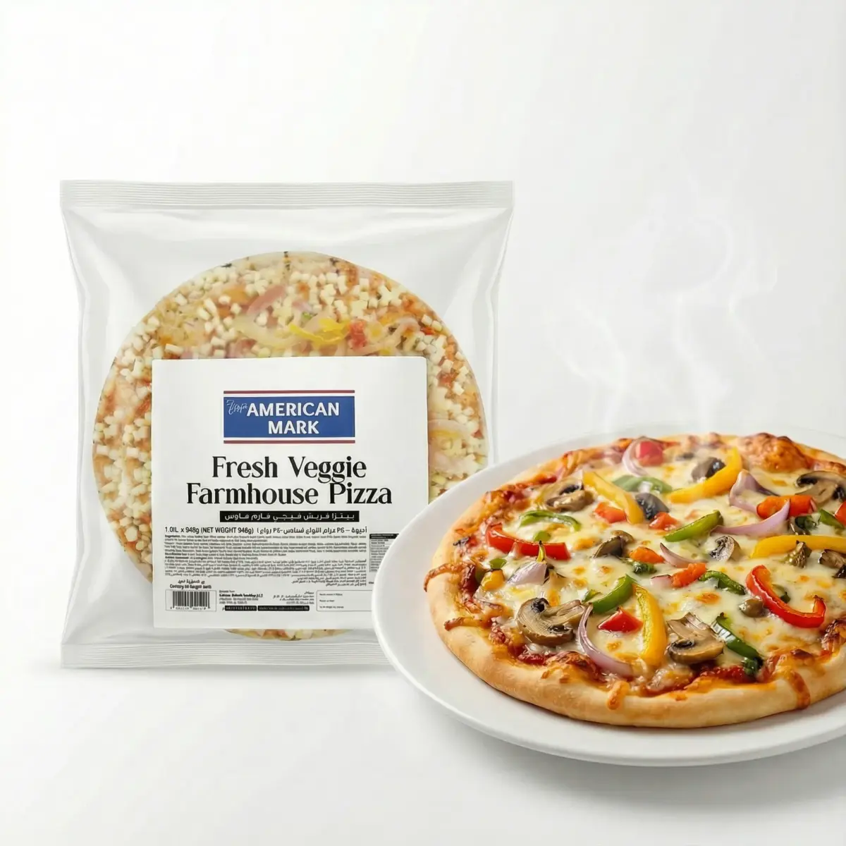 Fresh Veggie Farmhouse Pizza 8 inch | American Mark | Sidco Foods