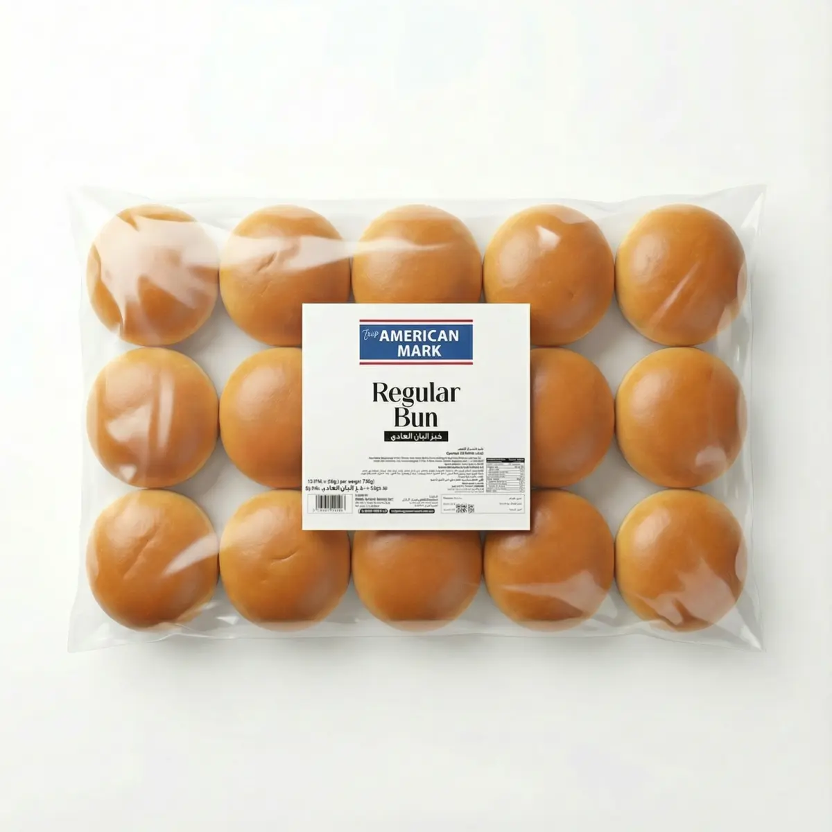 Regular Bun 4 inch – 15pcs (750g) | American Mark | Sidco Foods UAE