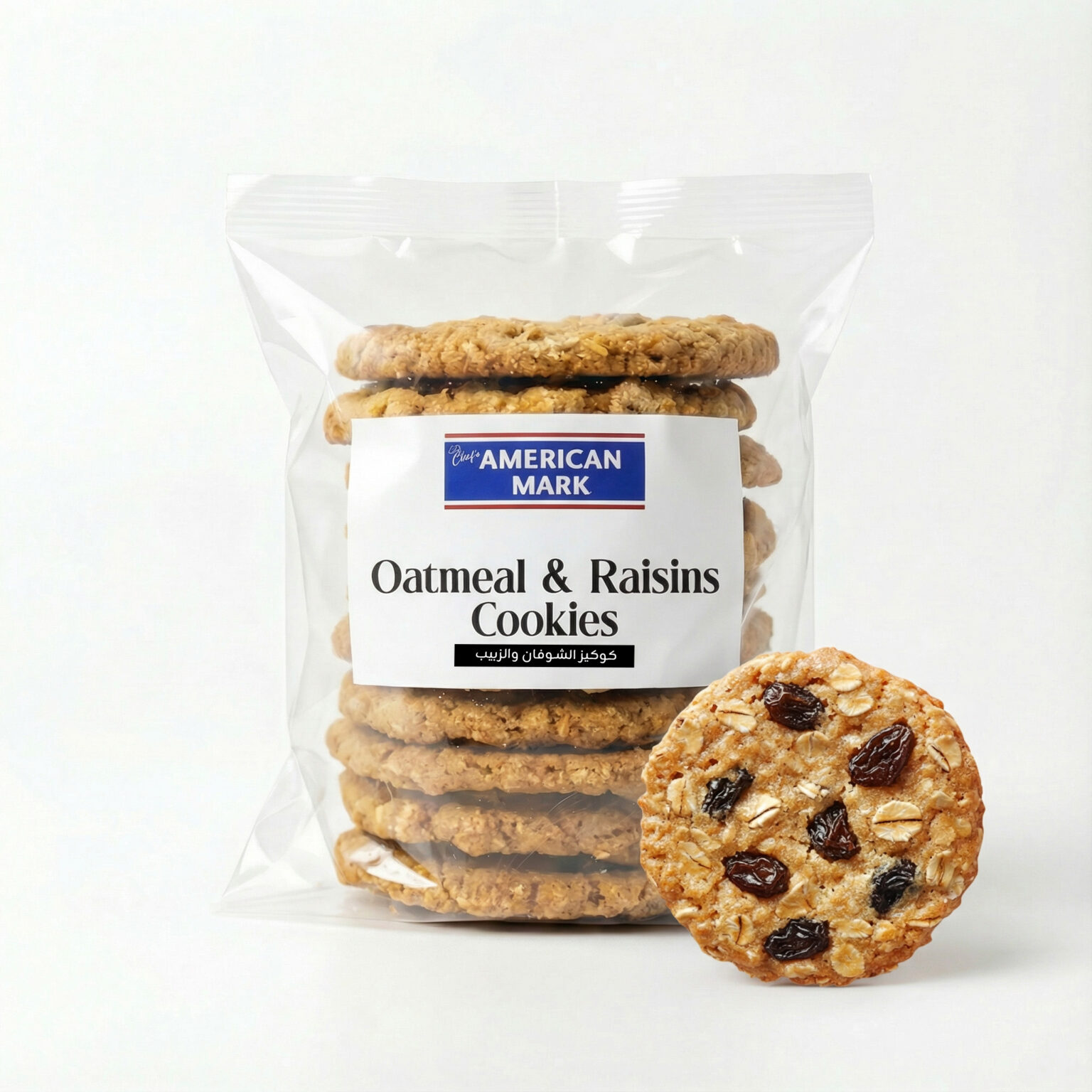 Oatmeal & Raisins Cookie (500g) | American Mark | Sidco Foods UAE